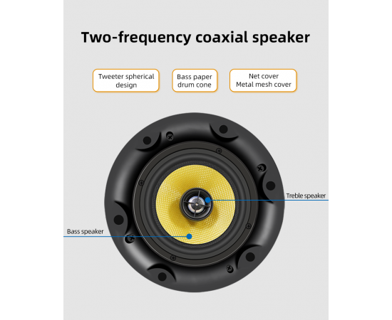 Smartaudio CS-2 Stereo потолочная встраиваемая WiFi+Airplay 2+Bluetooth ...